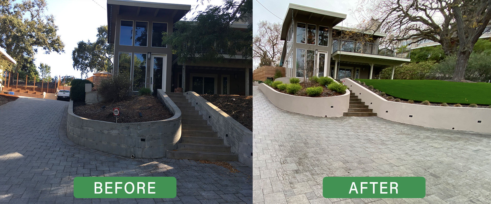 Before & After Construction - New Earth Landscaping